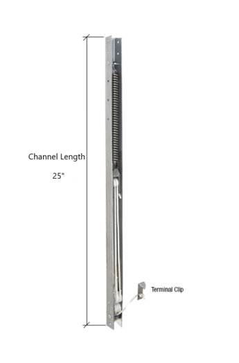 24″ window channel balance | Chinook Glass