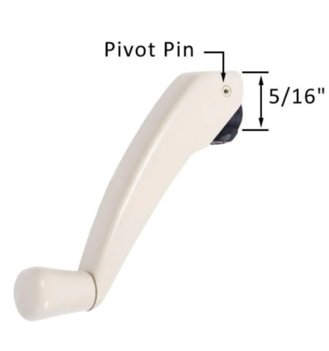 Truth hardware folding crank handle | Chinook Glass