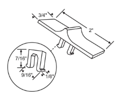 Plygem tilt lock slide button | Chinook Glass